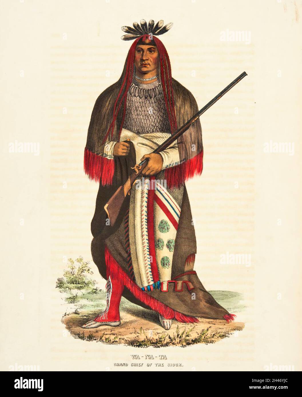 Wanata (Wa-na-ta) Grand Chief of the Sioux [Wa-na-ta (Dakota: Wánataŋ ...