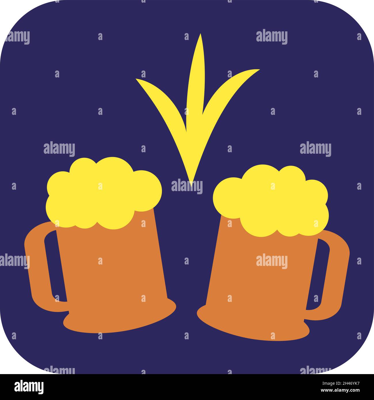 White pints Stock Vector Images - Alamy