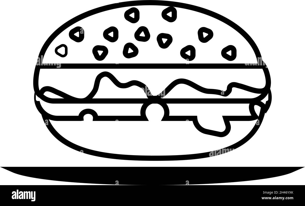 Royal burger Stock Vector Images - Alamy