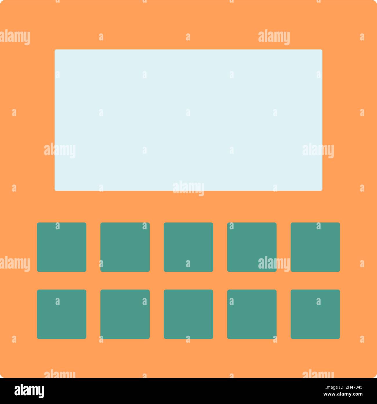 Mobile phone clean screen Stock Vector Images - Alamy