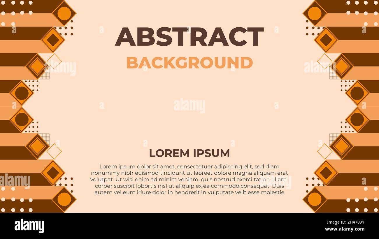 abstract geometric shape background design template Stock Photo - Alamy