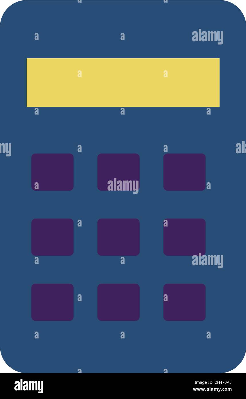 Calculator pencil classroom Stock Vector Images - Alamy