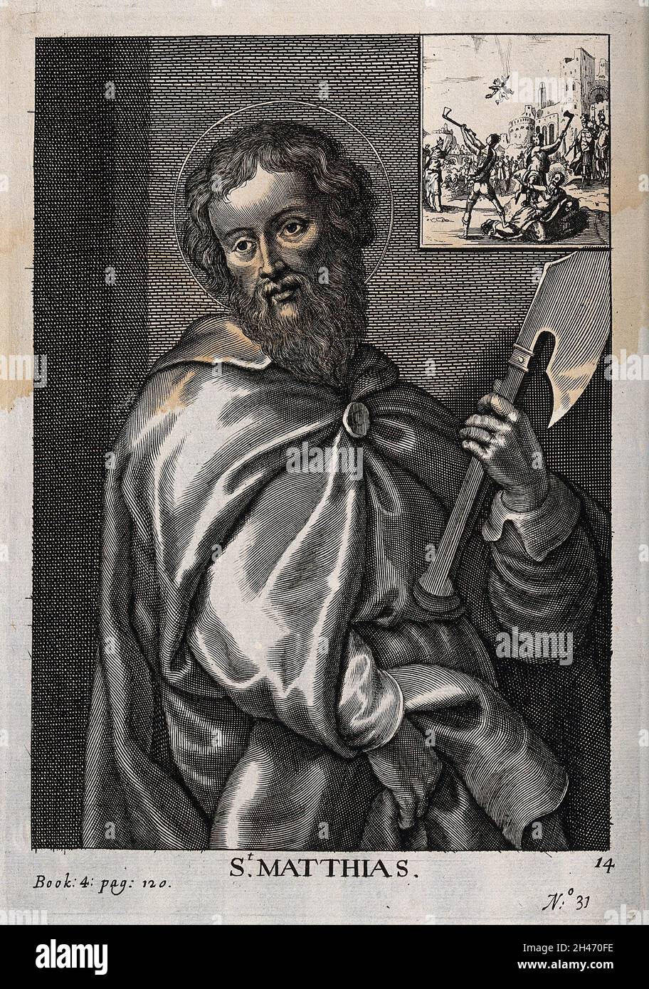 Saint Matthew. Engraving Stock Photo - Alamy