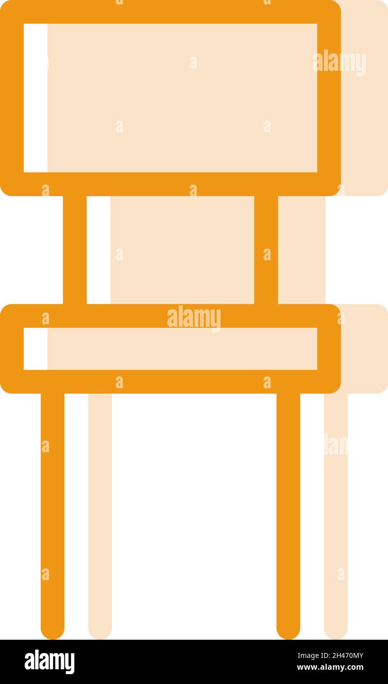 On orange desk white Stock Vector Images - Alamy