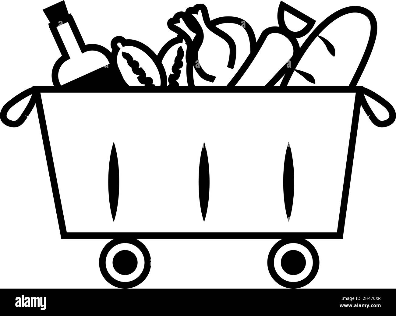 Restaurant menu mockup on Stock Vector Images - Alamy