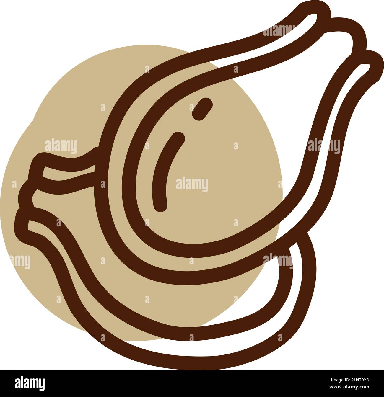 Nuts in nutshell, illustration, vector, on a white background Stock ...