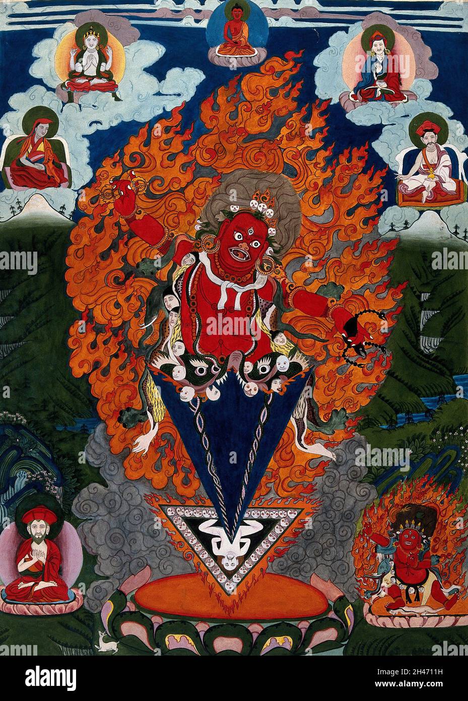 Padmasambhava as Guru Dragmar: Padmasambhava takes the form of the ...