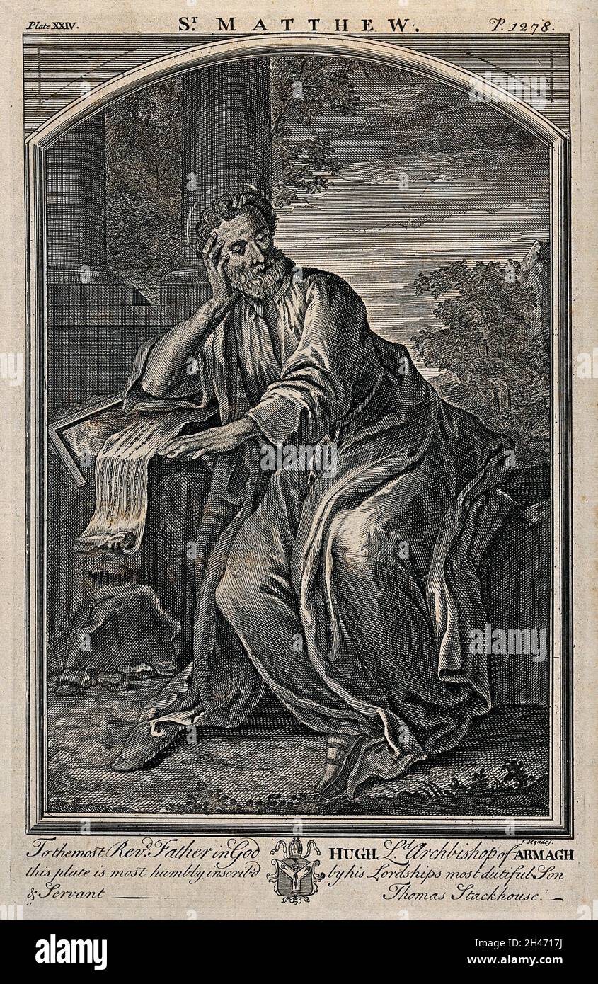 Saint matthew portrayal hi-res stock photography and images - Alamy