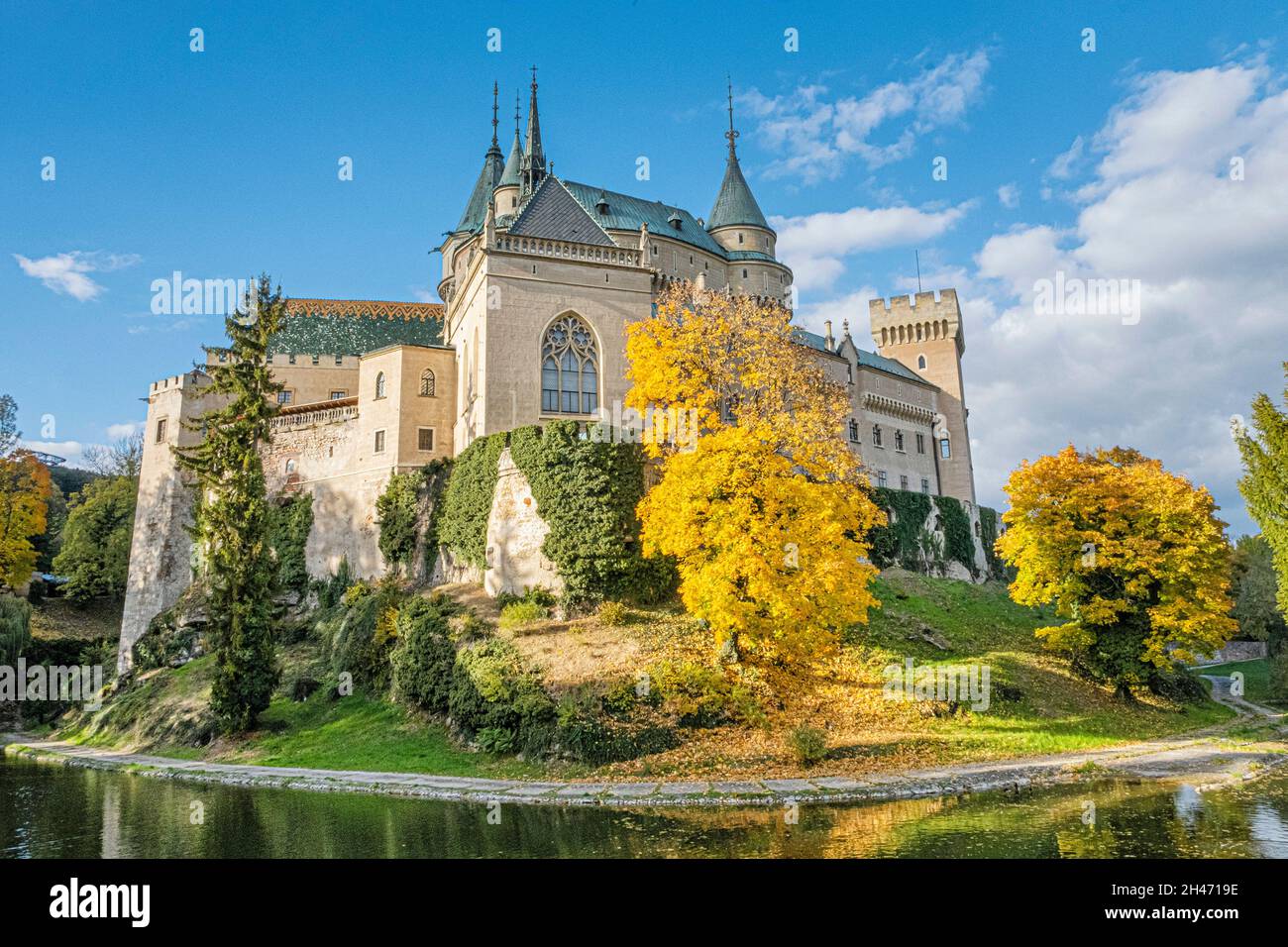 Bojnice castle, Slovak republic. Architectural theme. Travel ...
