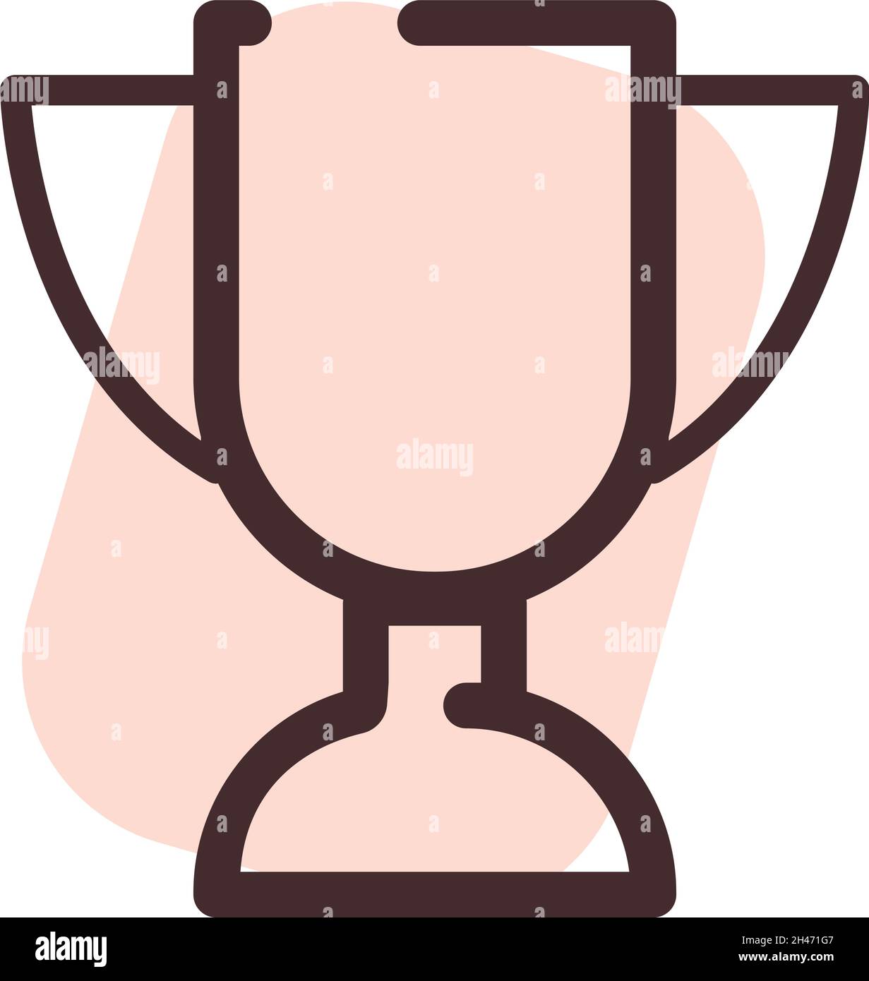 Winner cup, illustration, vector, on a white background Stock Vector ...