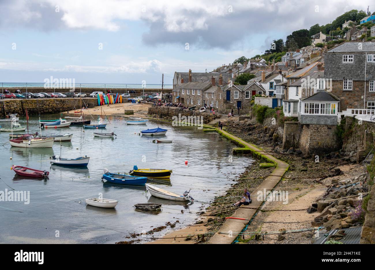 Mousehole Harbour, Cornwall, UK Stock Photo - Alamy
