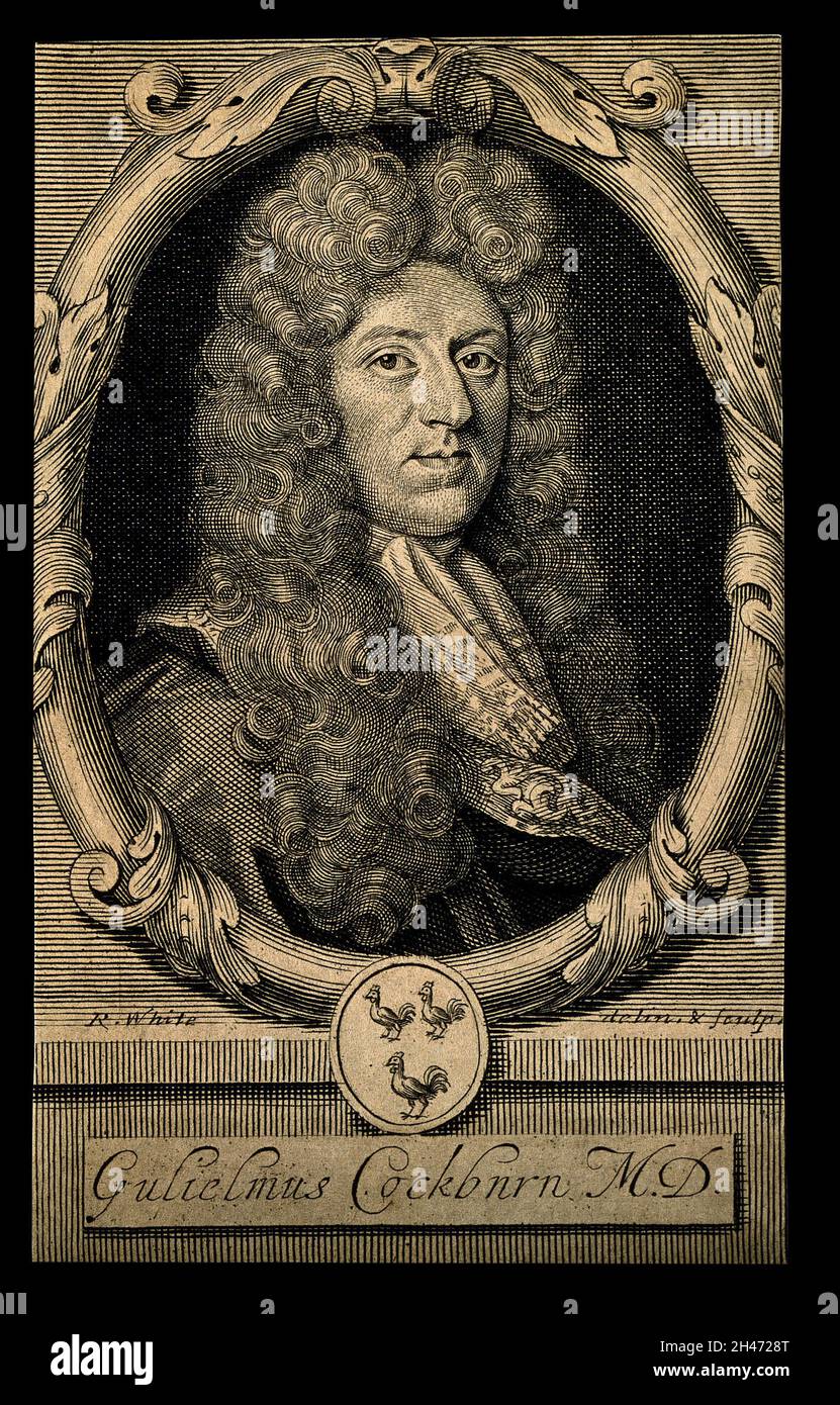 William Cockburn. Line engraving by R. White after himself Stock Photo ...