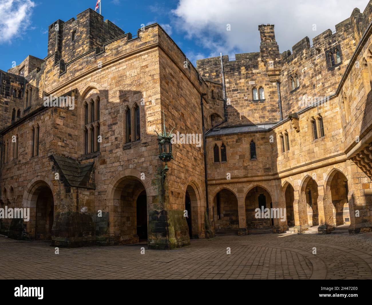 Alnwick Castle, Northumberland, UK Stock Photo - Alamy