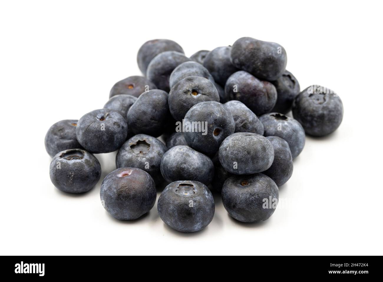 Blueberries on a white background. In combination with the shade of ...