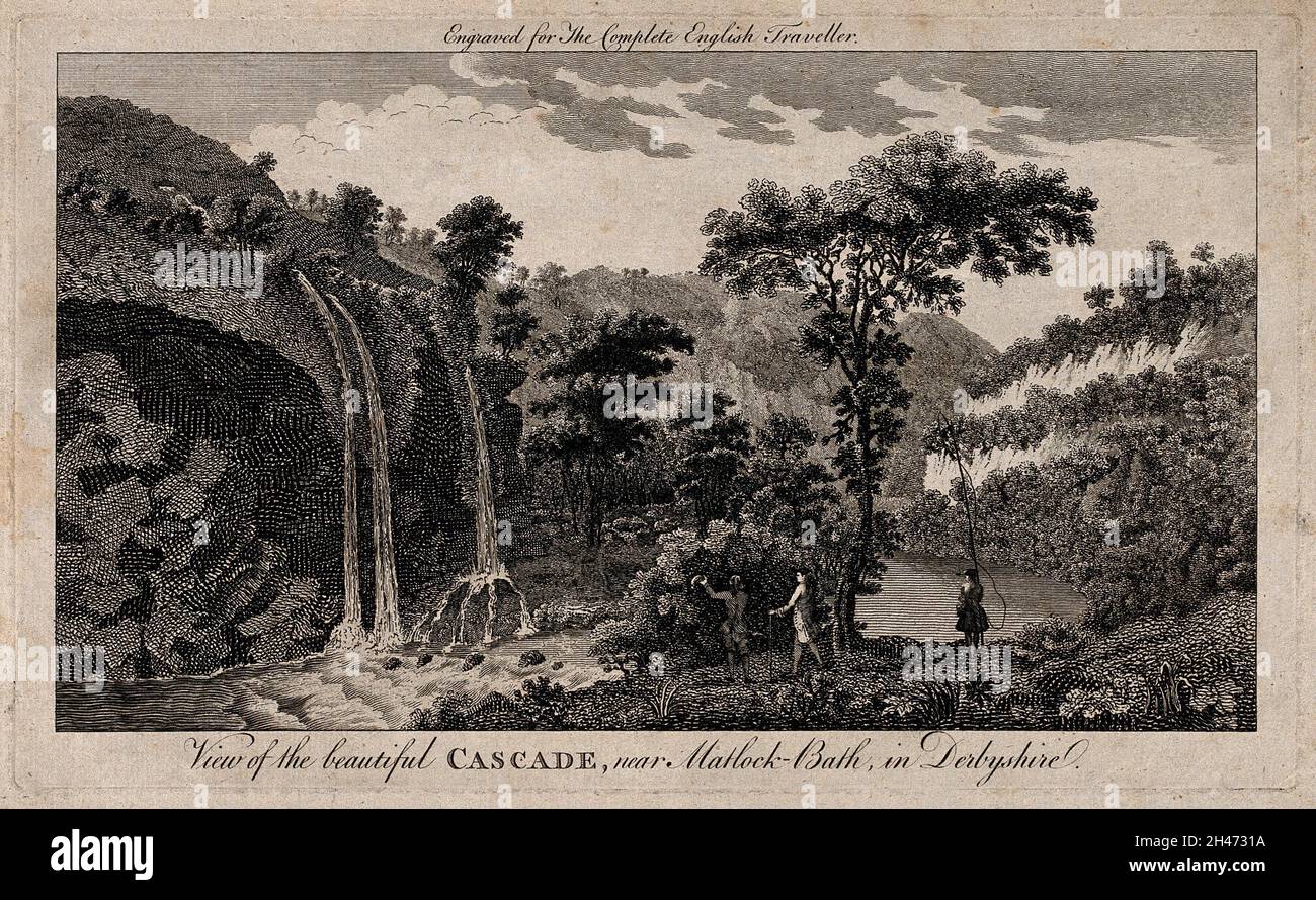 Matlock bath waterfall hi-res stock photography and images - Alamy