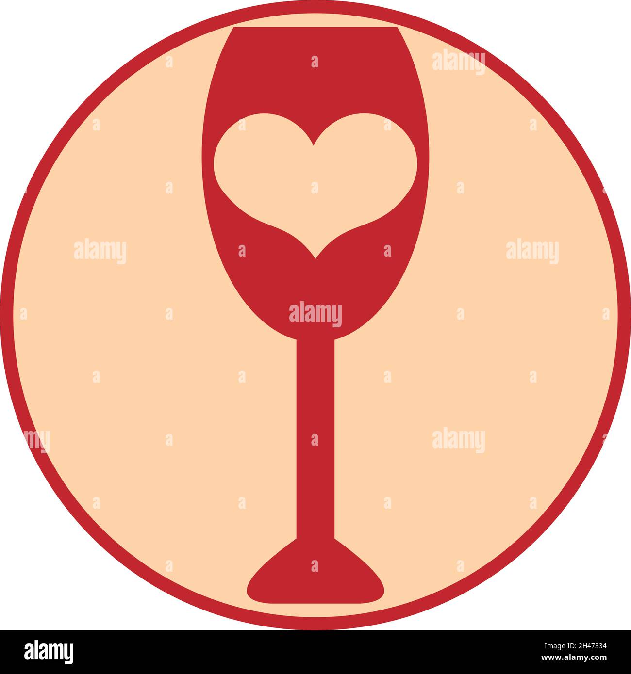 Glass heart symbol on Stock Vector Images - Alamy
