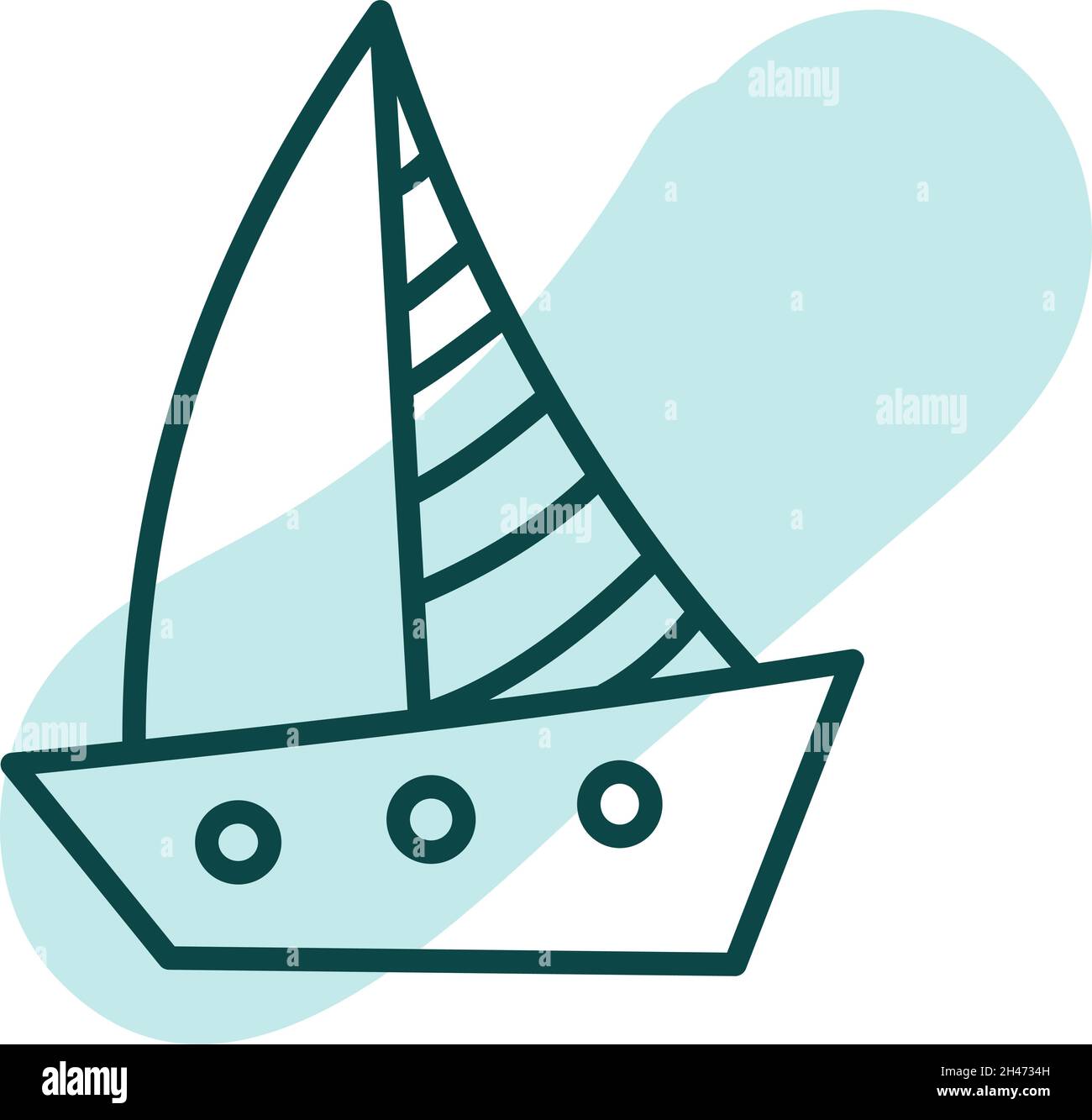 Sailboat Illustration Vector