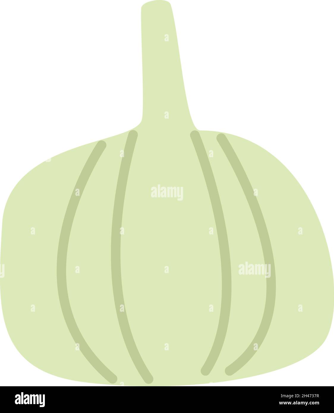 Garlic slice Stock Vector Images - Alamy
