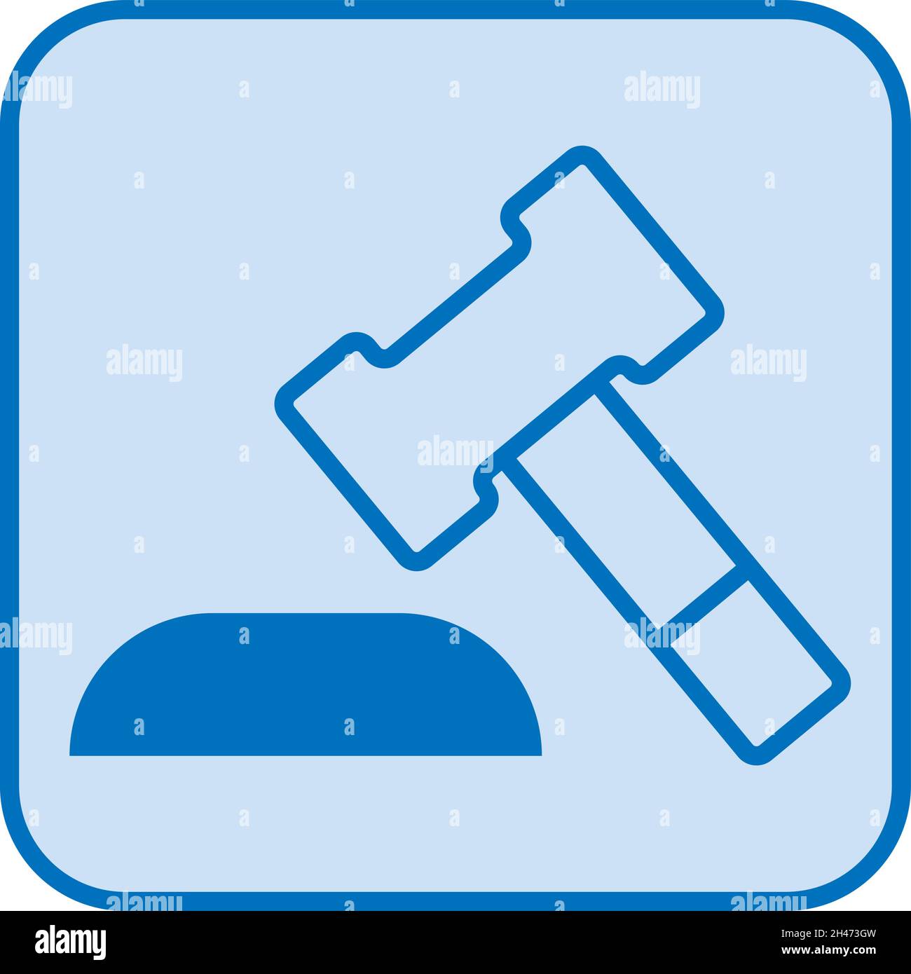 Judge tools, illustration, vector, on a white background Stock Vector ...