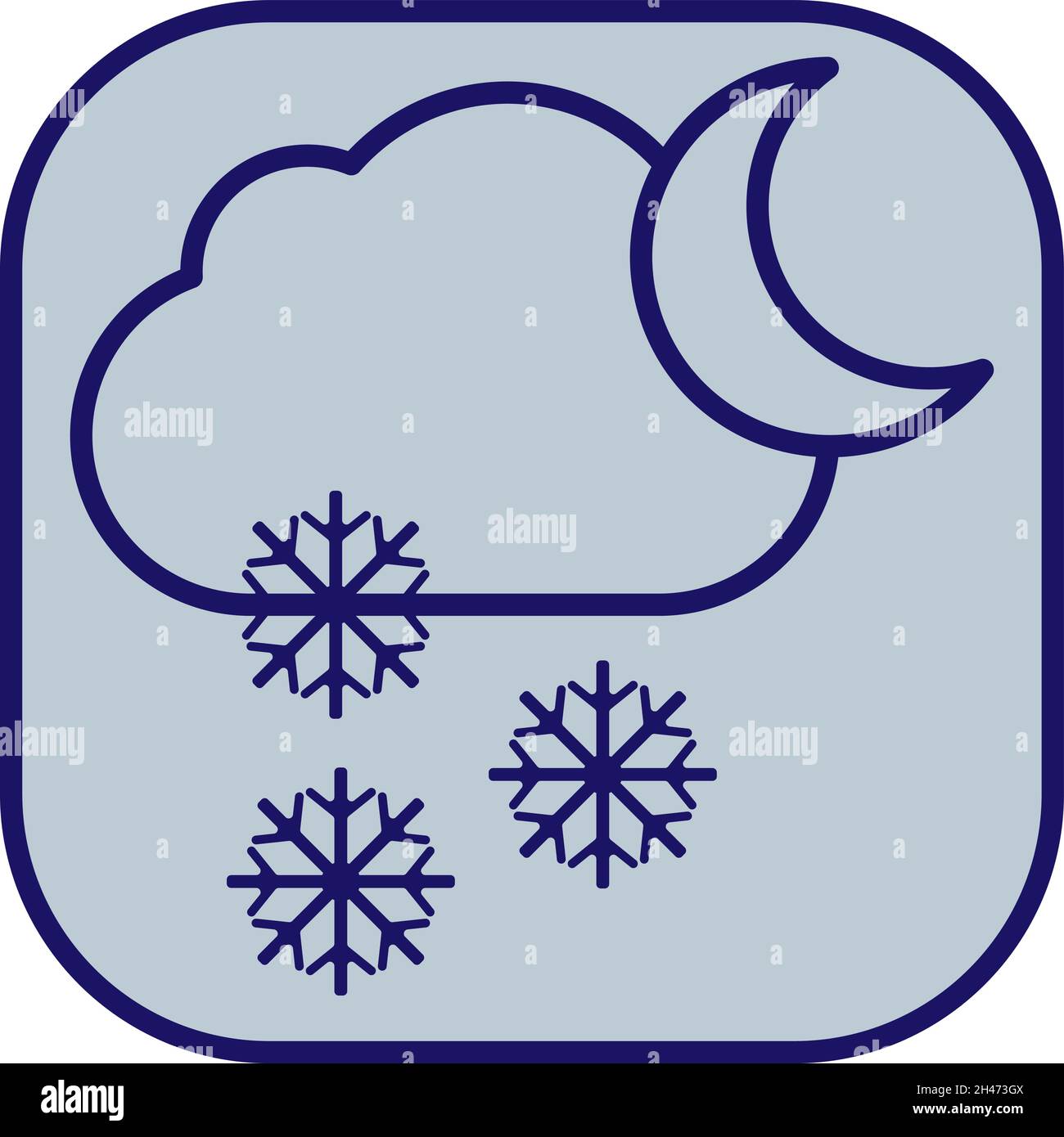 Snow falling in winter christmas Stock Vector Images - Alamy