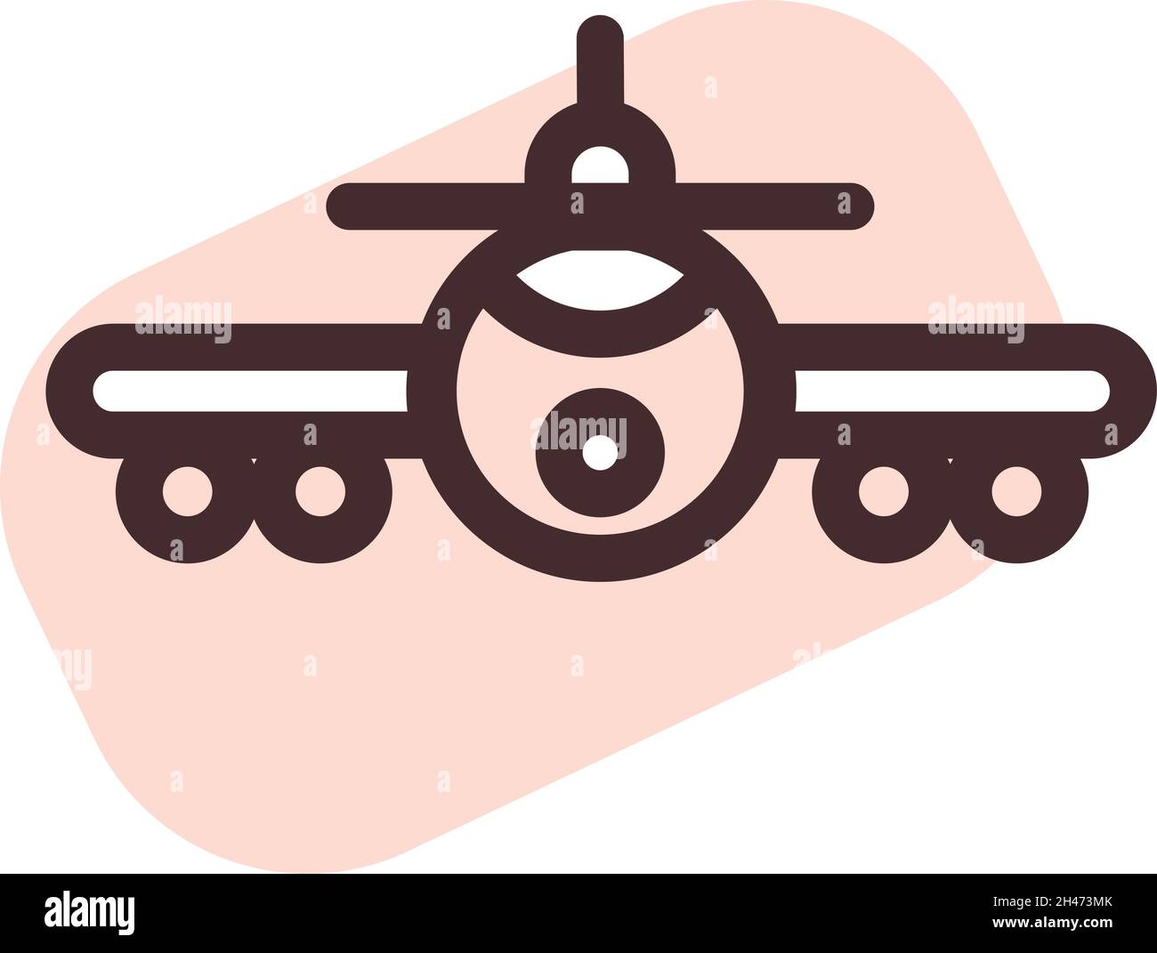 Business travel plane, illustration, vector, on a white background ...