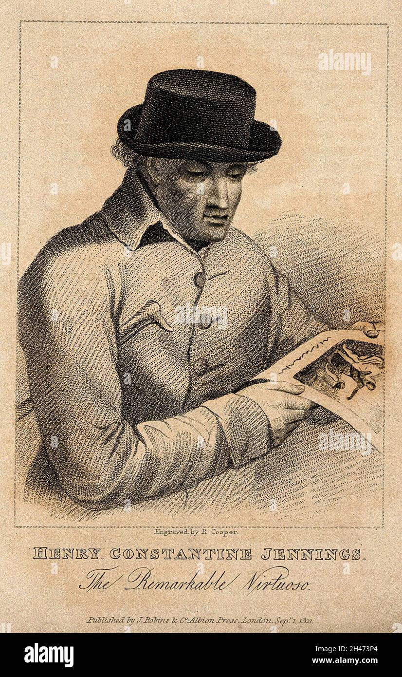 Henry Constantine Jennings, an eccentric collector. Stipple engraving ...