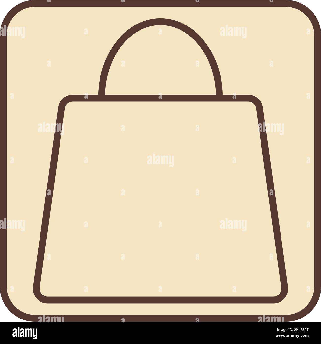 Shopping bag, illustration, vector, on a white background Stock Vector ...