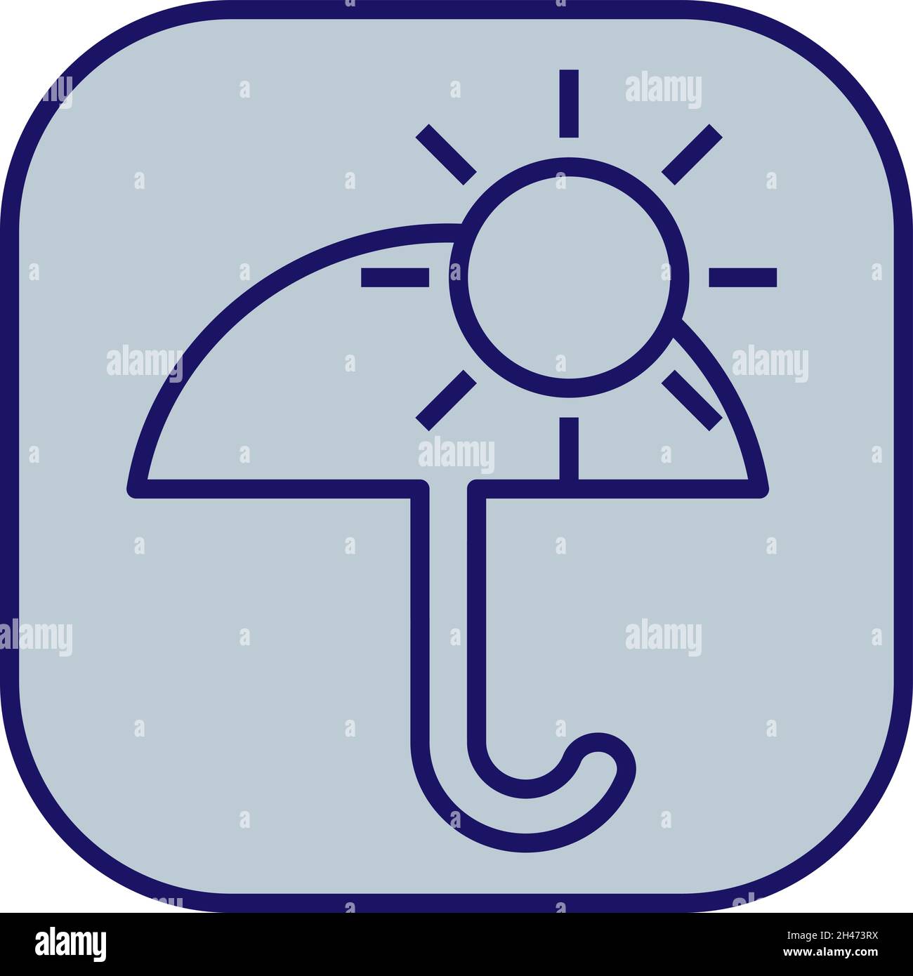 Umbrella for sun Stock Vector Images - Alamy