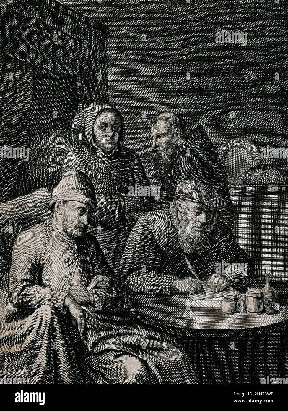 Two monks seated hi-res stock photography and images - Alamy