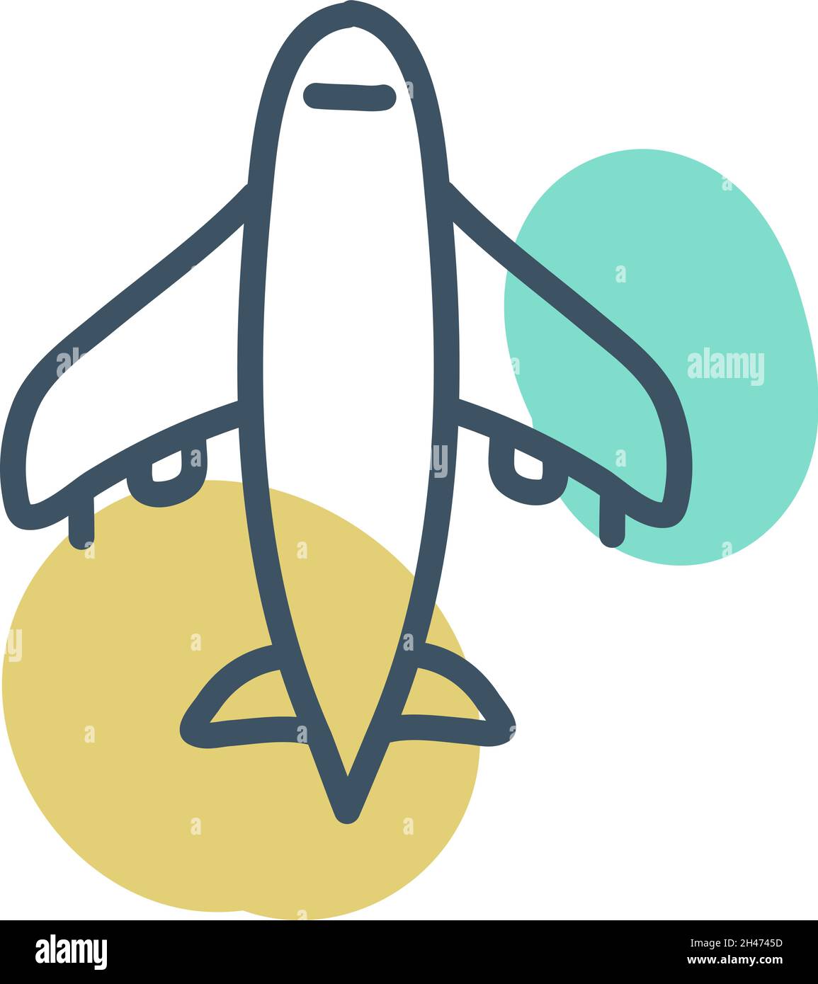 Travel airplane flat background hi-res stock photography and images - Alamy