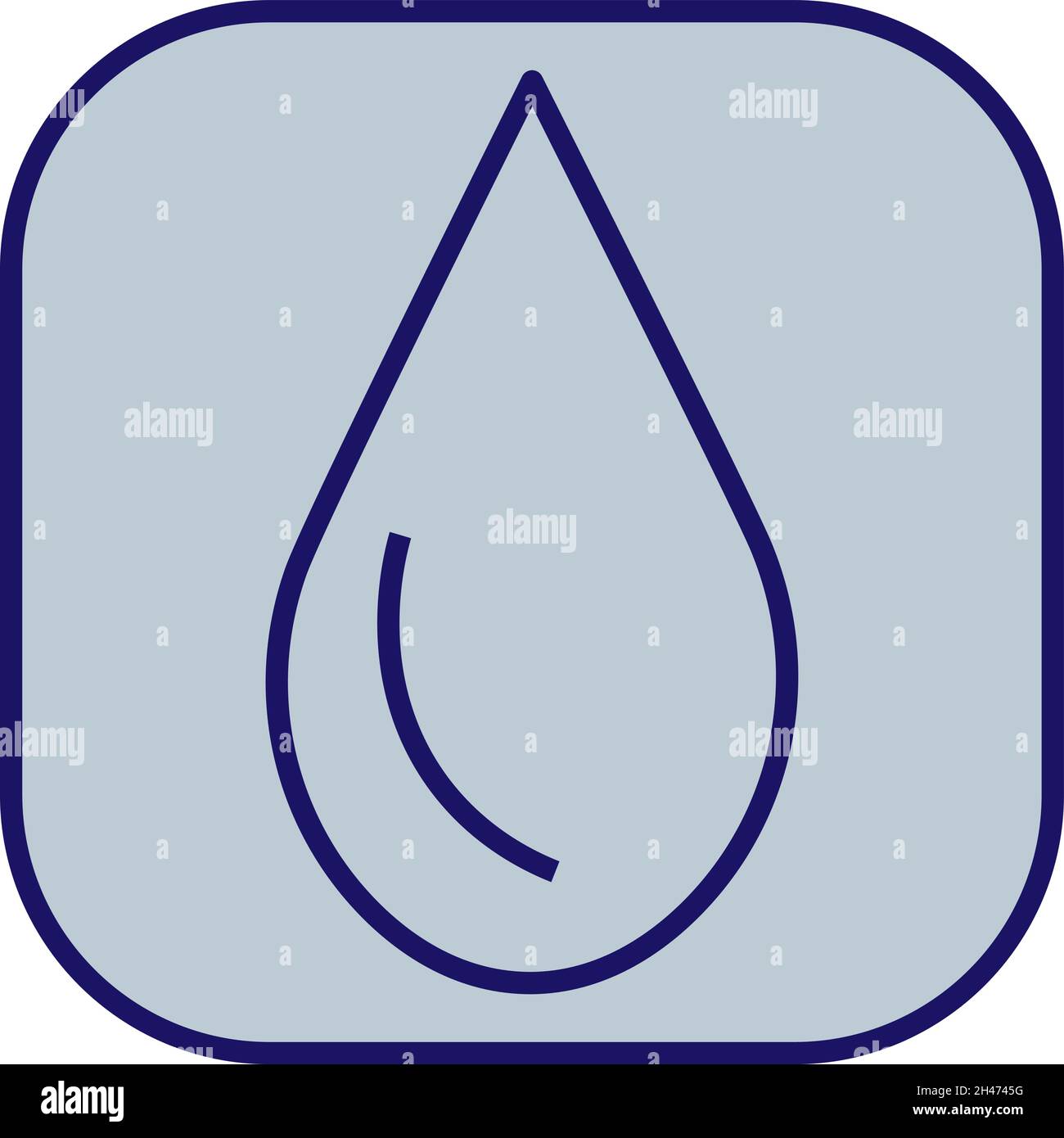 Rain drop, illustration, vector, on a white background Stock Vector ...
