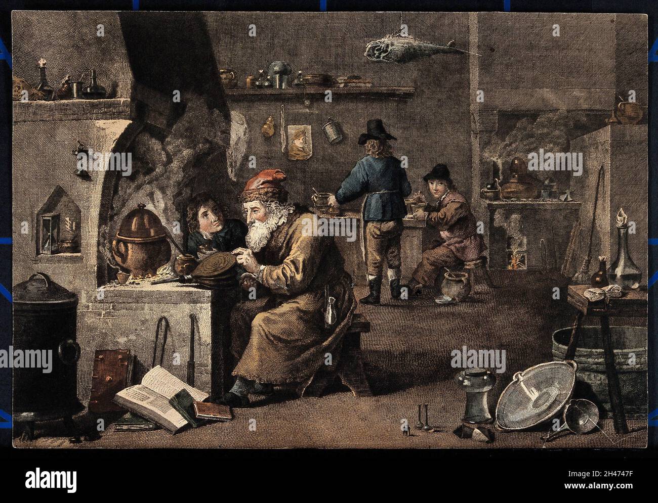 An alchemist teniers hi-res stock photography and images - Alamy