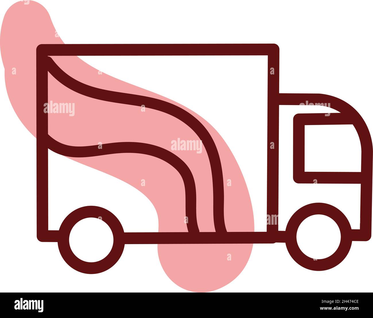Shopping truck Stock Vector Images - Alamy