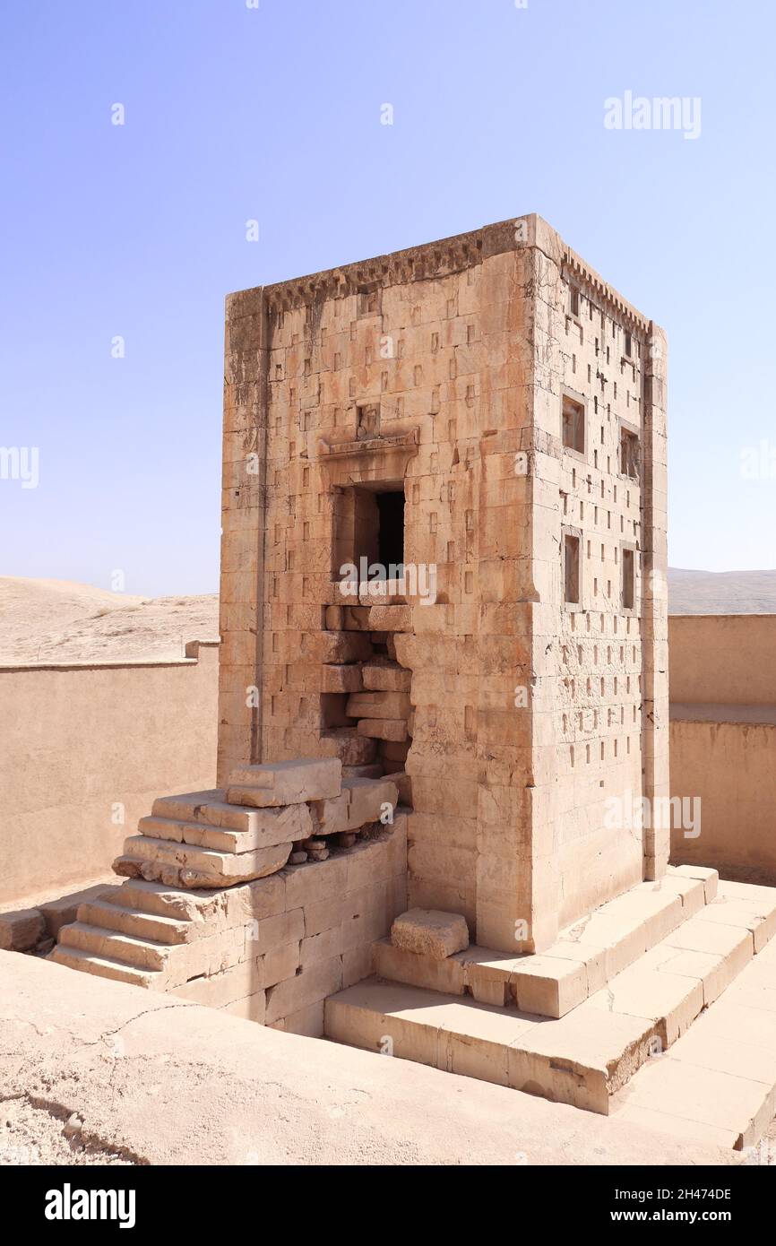 Cube of Zoroaster (Ka'ba-ye Zartosht ) near to Royal tombs in ancient ...