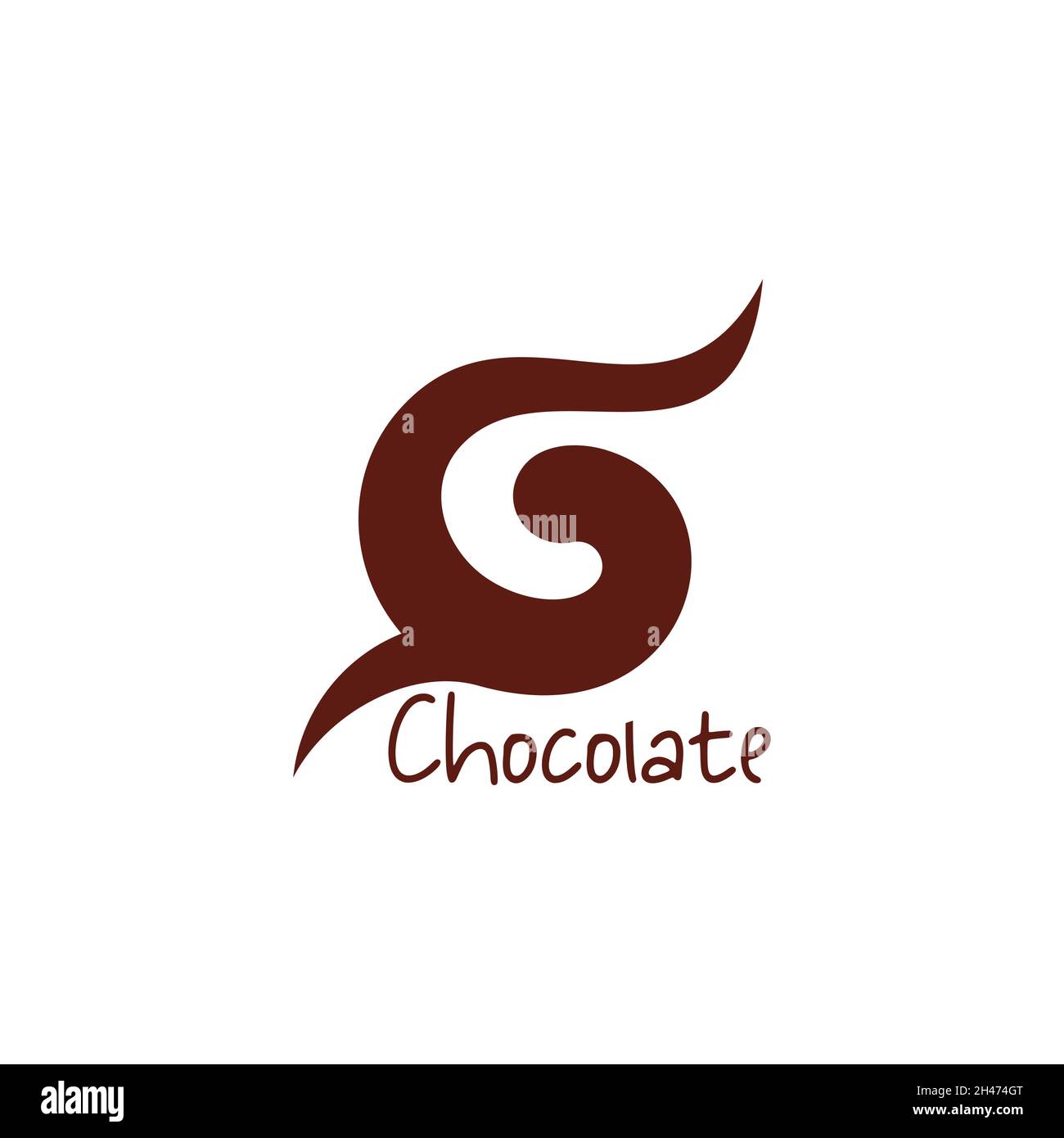 letter g chocolate jam symbol logo vector Stock Vector Image & Art - Alamy