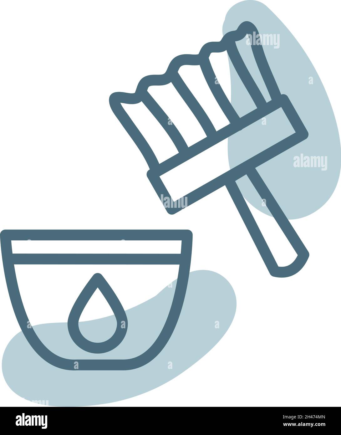 Therapy wellness illustration Cut Out Stock Images & Pictures - Alamy