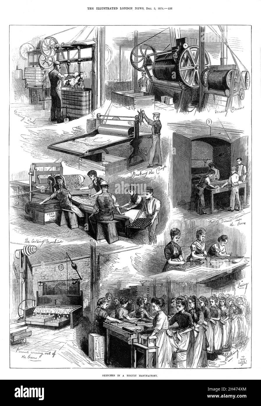 Factory industry manufactory production Black and White Stock Photos ...