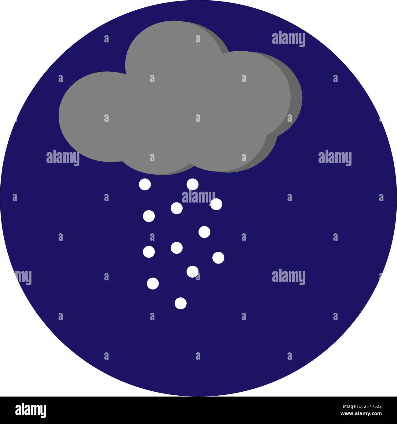 White snow falling snowfall snowflake Stock Vector Images - Alamy