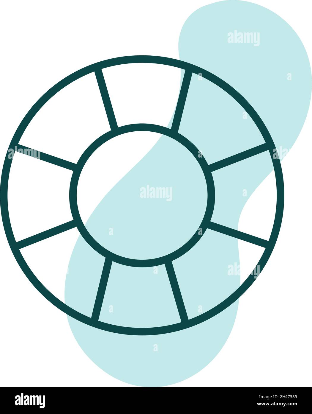 Holiday saving belt, illustration, vector, on a white background Stock ...