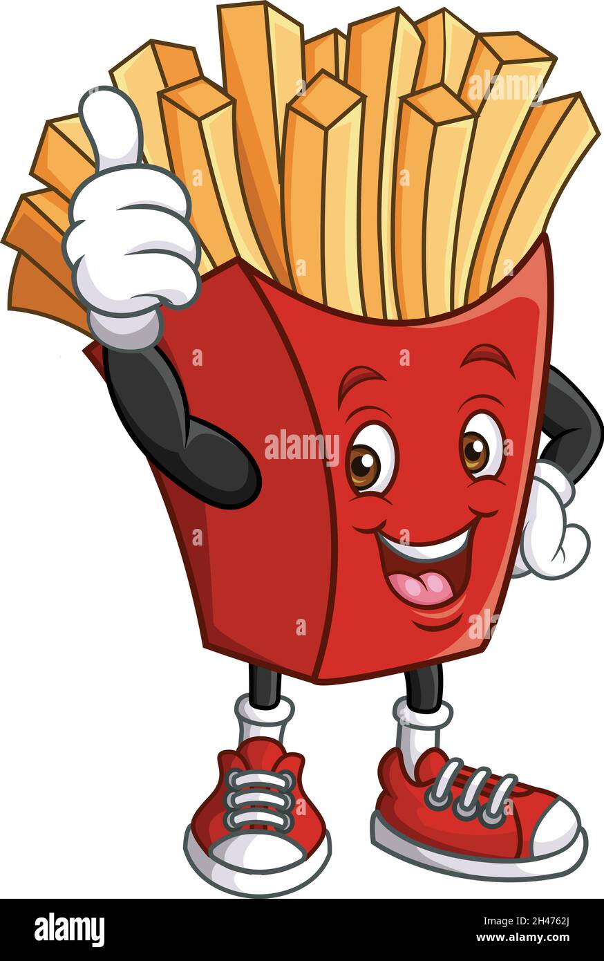 Cute french fries Stock Vector Images - Alamy