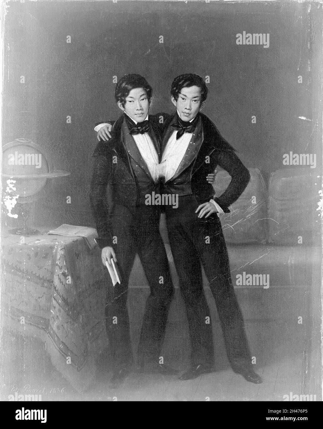 C. Bunker, The Siamese twins Chang-Eng, i.e. Chang Bunker and Eng ...