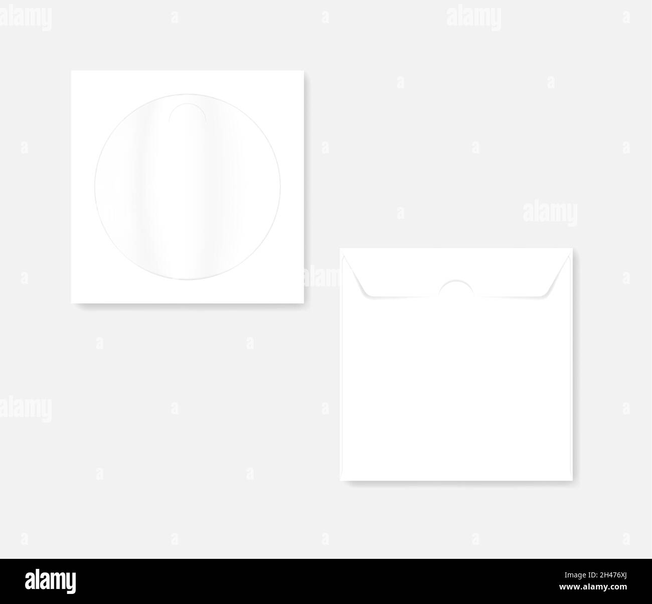 Realistic white cd box Stock Vector Images - Alamy