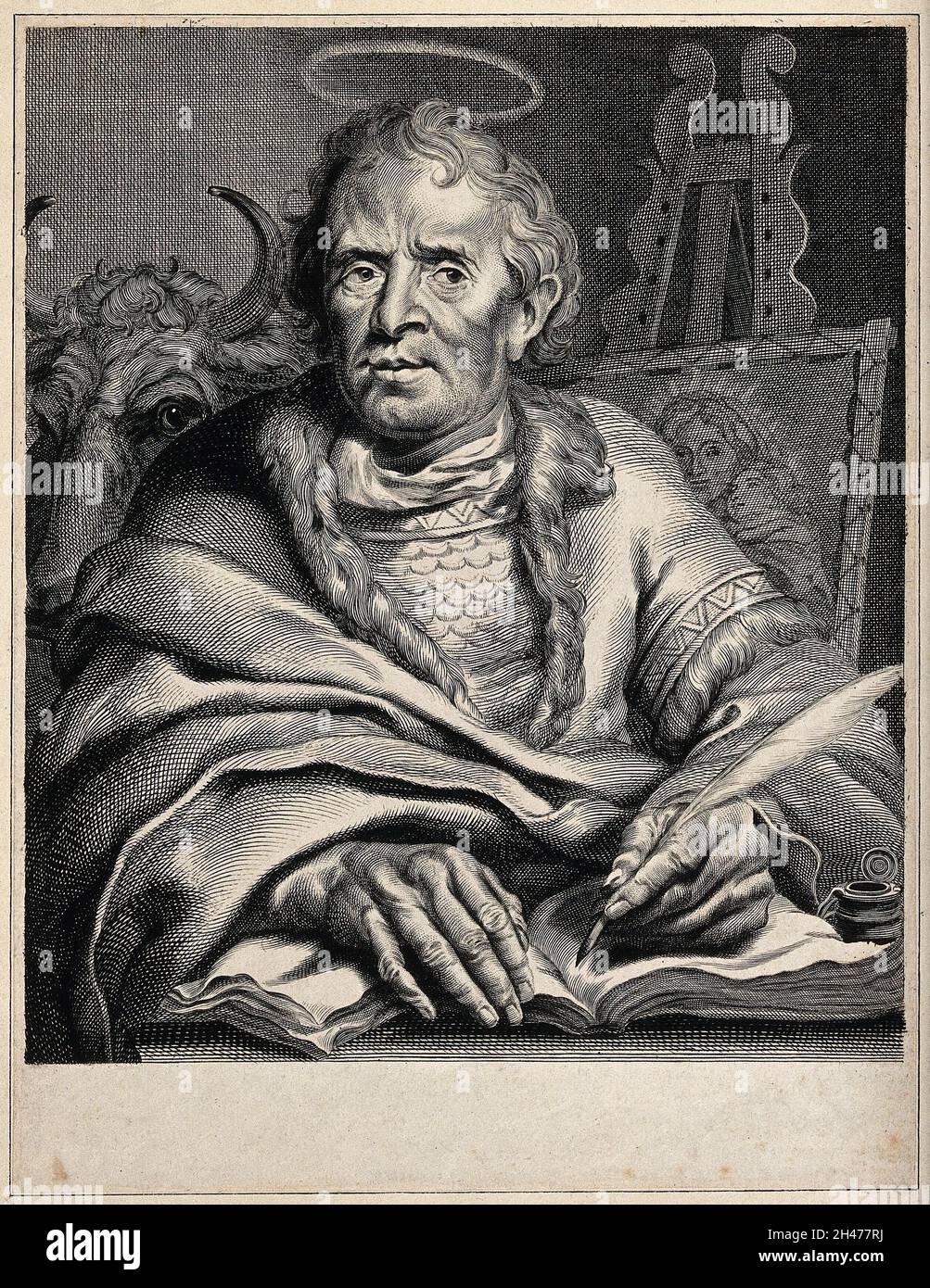 Symbol of saint luke hi-res stock photography and images - Alamy