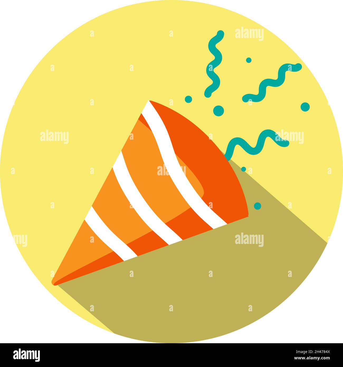 Colorful streamers vector Cut Out Stock Images & Pictures - Alamy