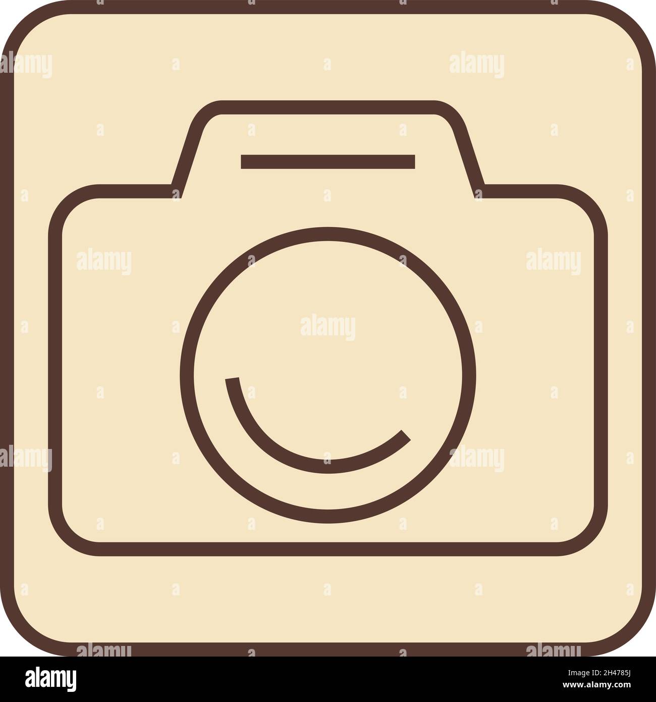 Photo camera, illustration, vector, on a white background Stock Vector ...