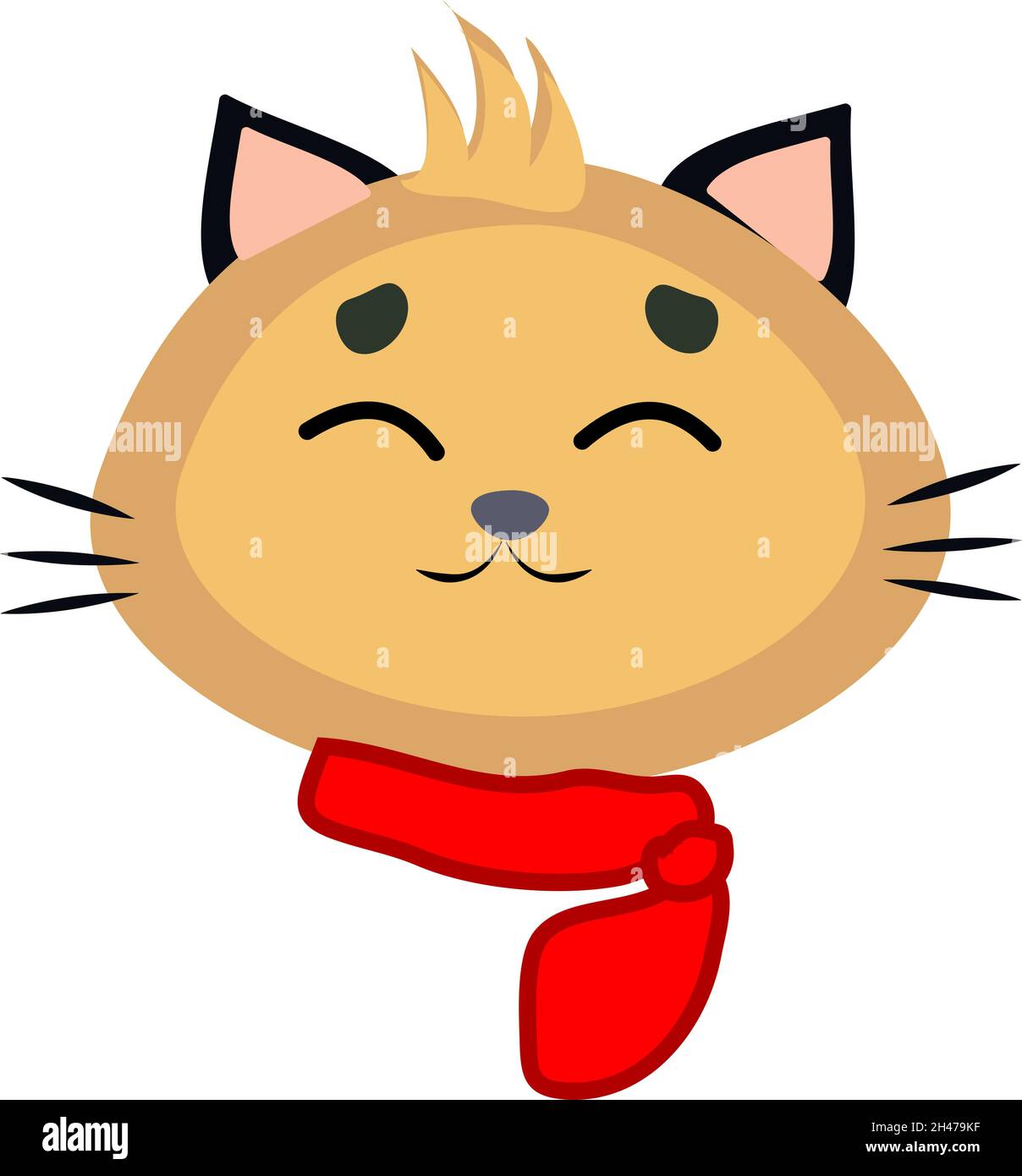 Cat funny icon cartoon Cut Out Stock Images & Pictures - Alamy