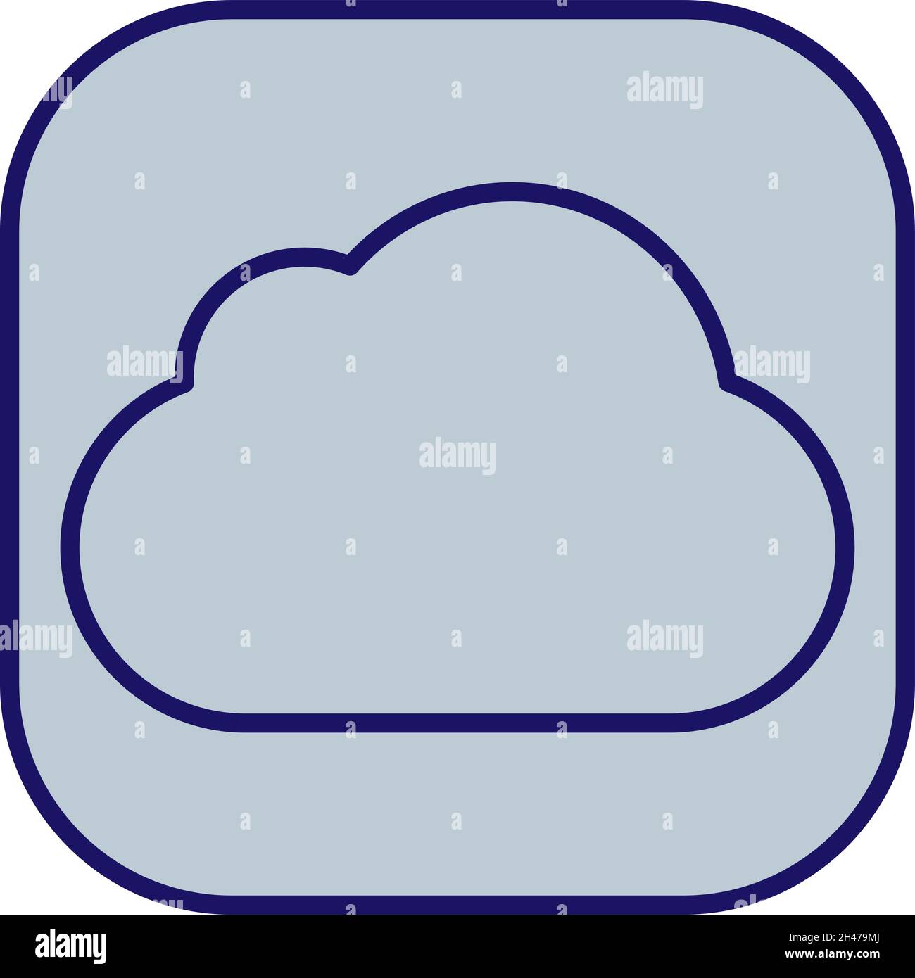 Cloudy weather, illustration, vector, on a white background Stock ...