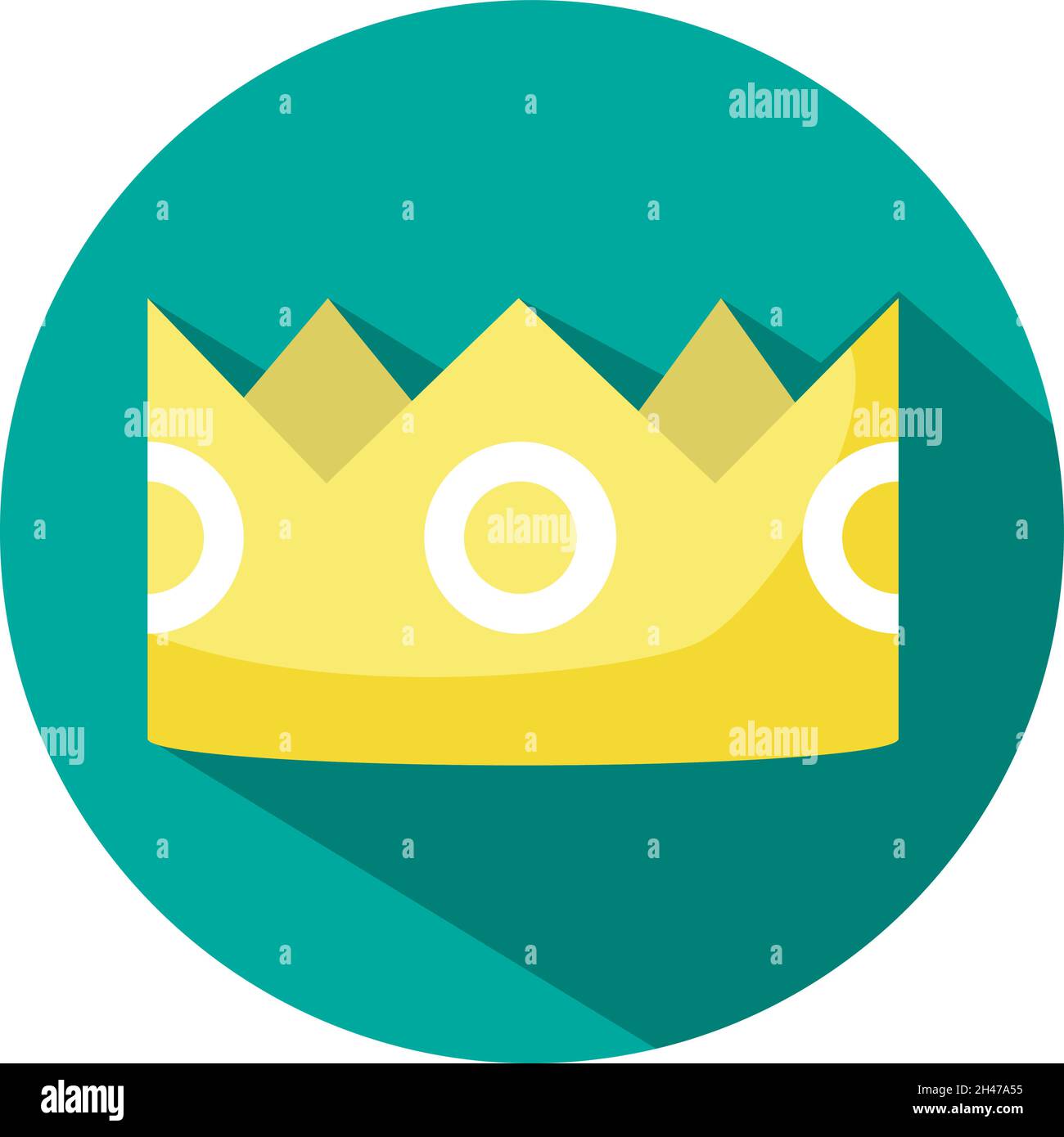 Birthday crown, illustration, vector, on a white background Stock ...