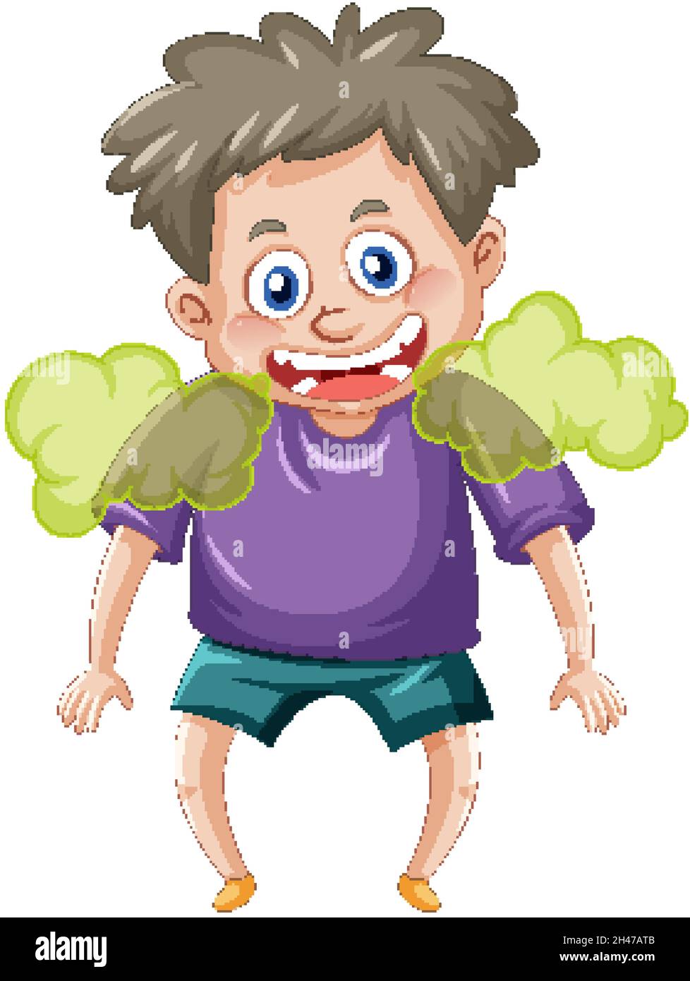 Kid Breathing Clipart