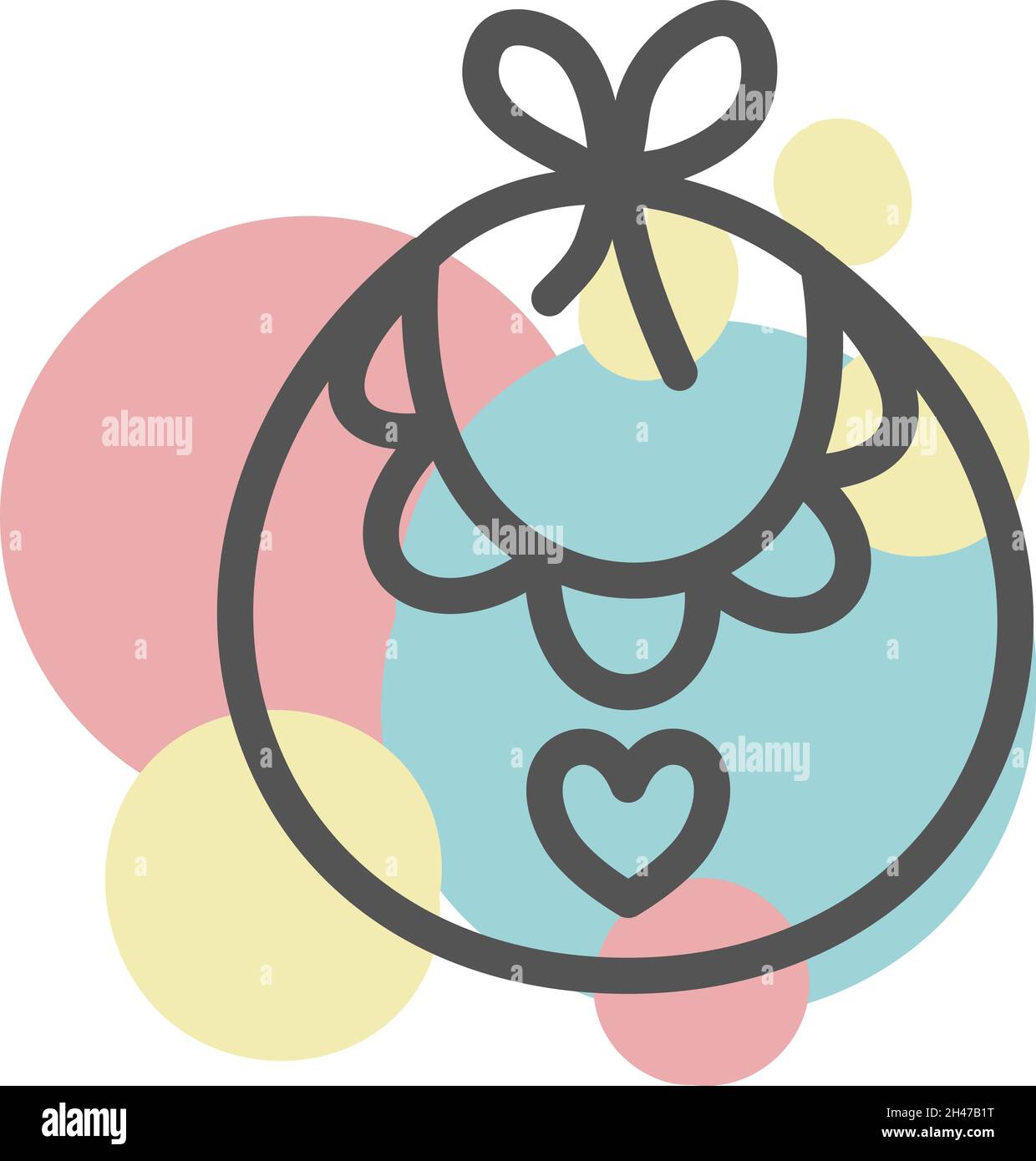 Baby napkin, illustration, vector, on a white background Stock Vector ...